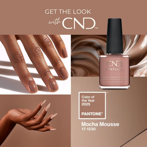 CND™ Nail Shades For 2025’s Pantone Colour of the Year: Mocha Mousse | CND™