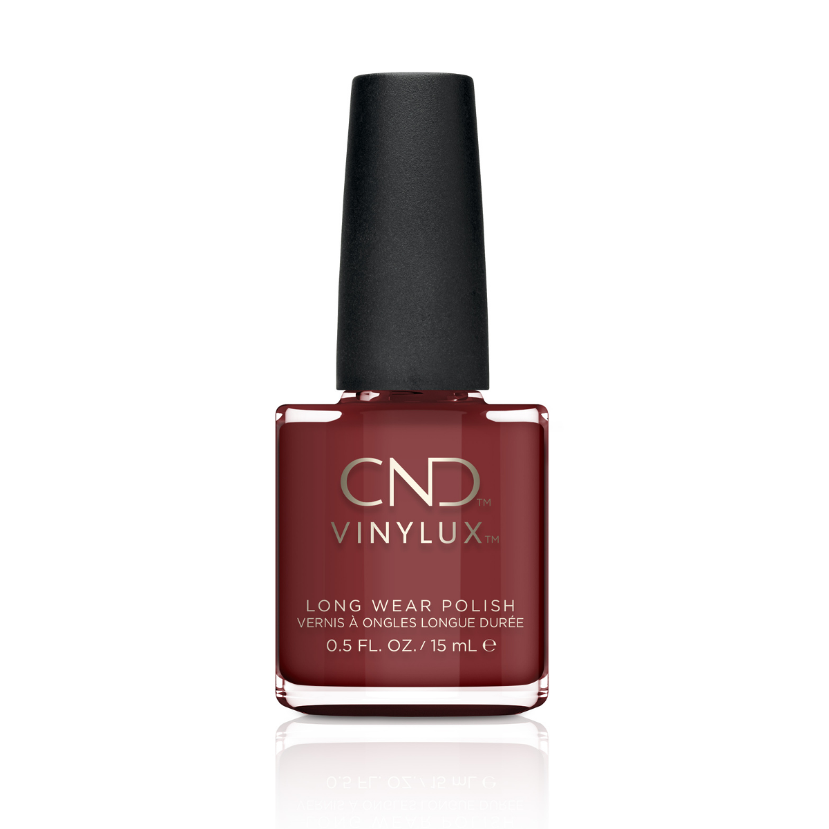 CND Vinylux Oxblood 15ml | LoveCND Dark Red Nail Polish
